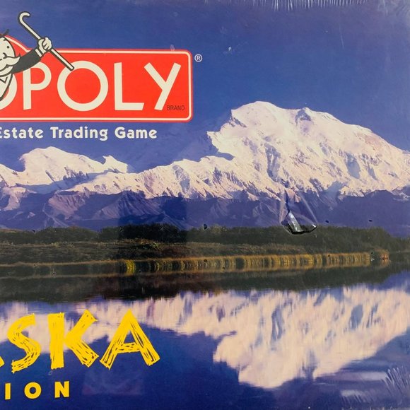 Hasbro | Games | Vintage Monopoly Alaska Edition Great Land State 997 ...